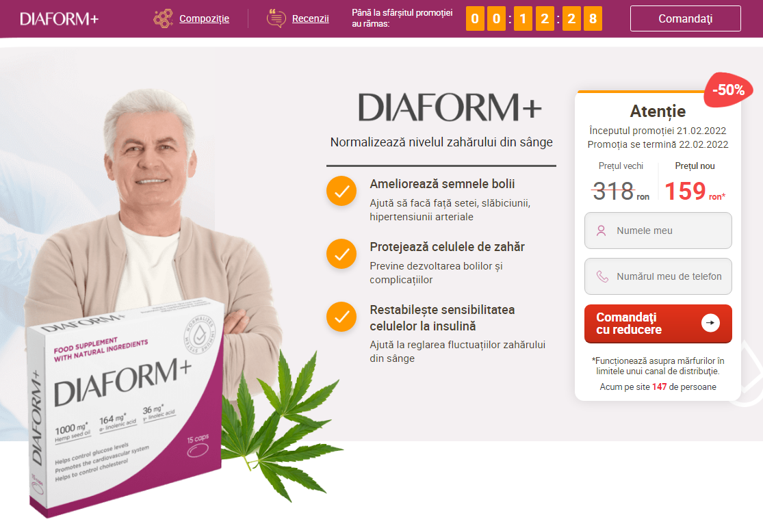 Diaform+ : Capsula, Recenzii, Lucrari, Pret, Beneficii, Original ...