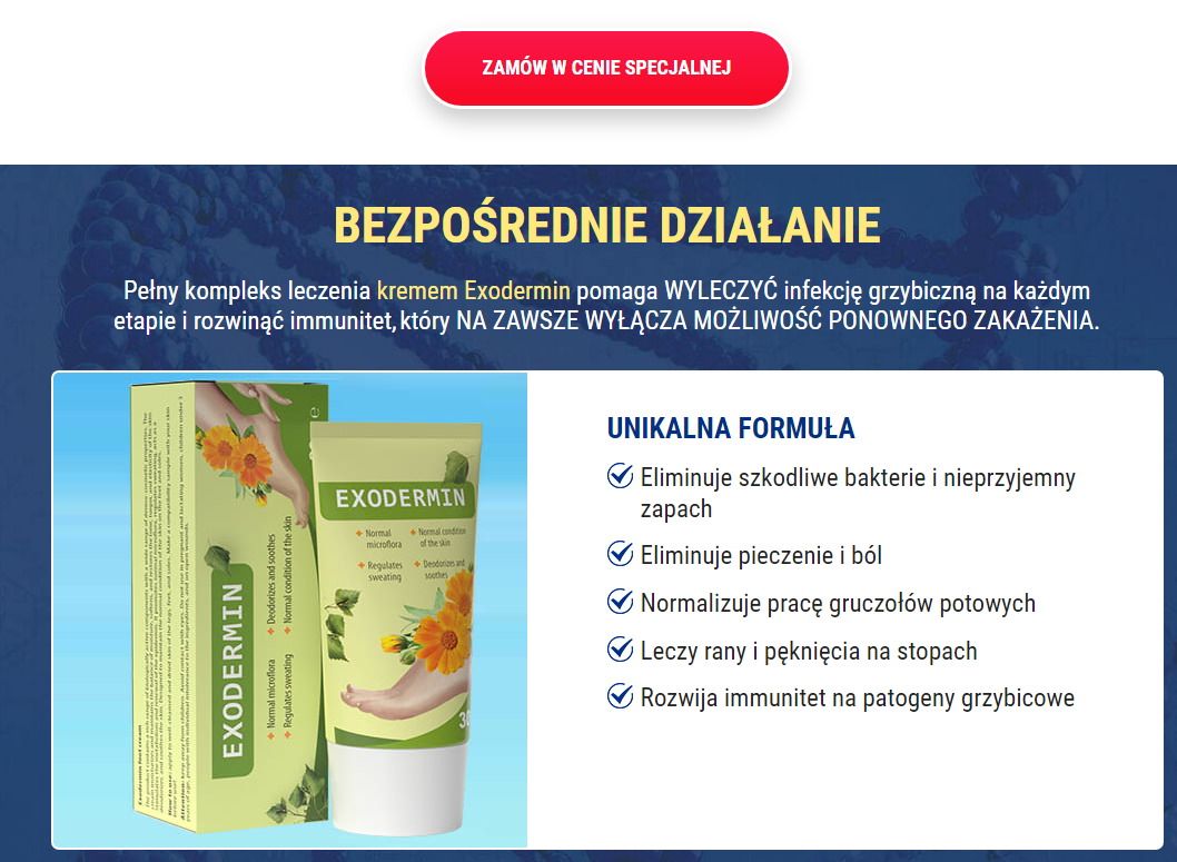 Exodermin : Żel, Krem, Opinie, Cena, Skład, Forum, Gdzie Kupić