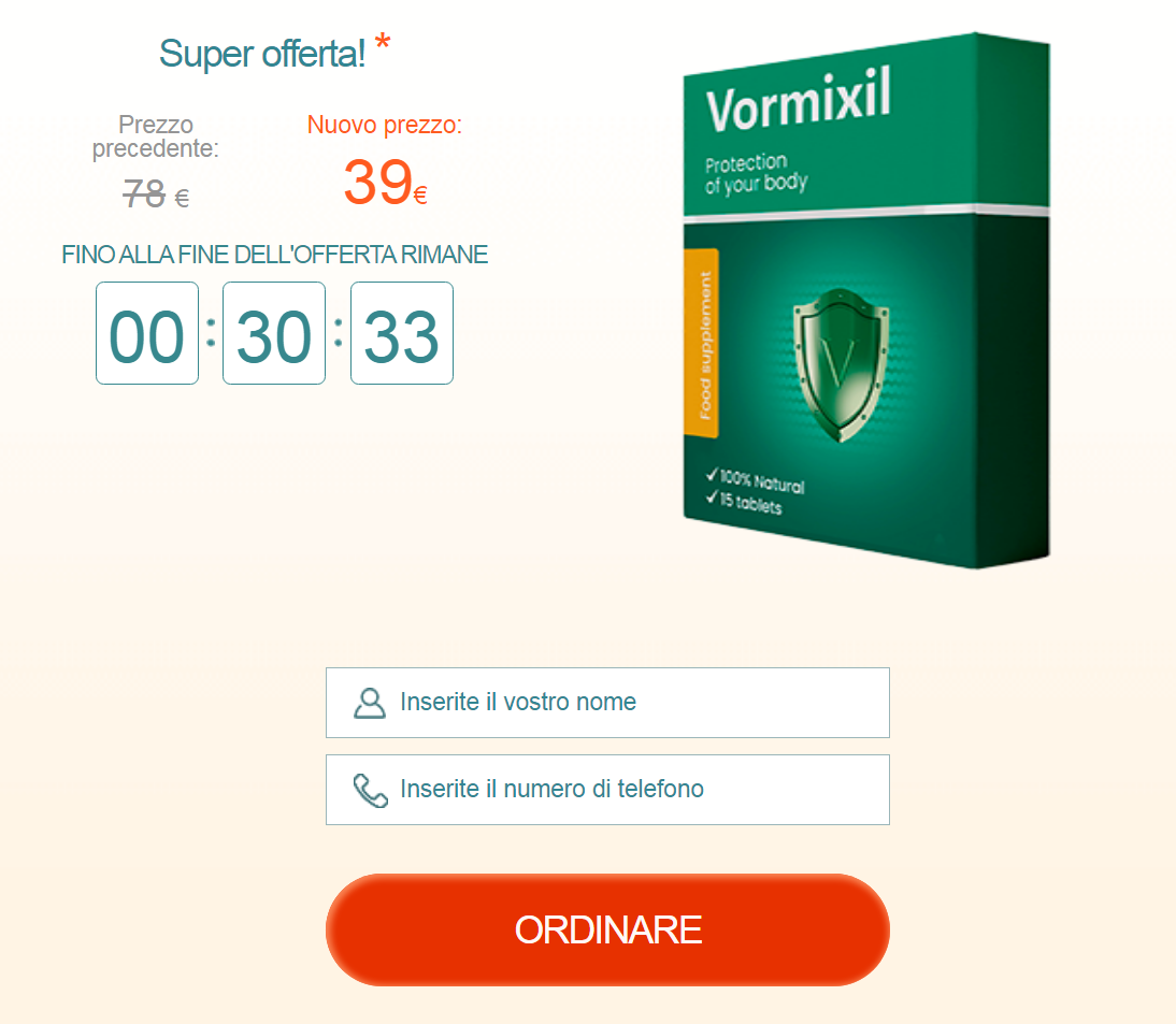 Vormixil: Capsula, Recensioni, Opere, Prezzo, Benefici, Acquista