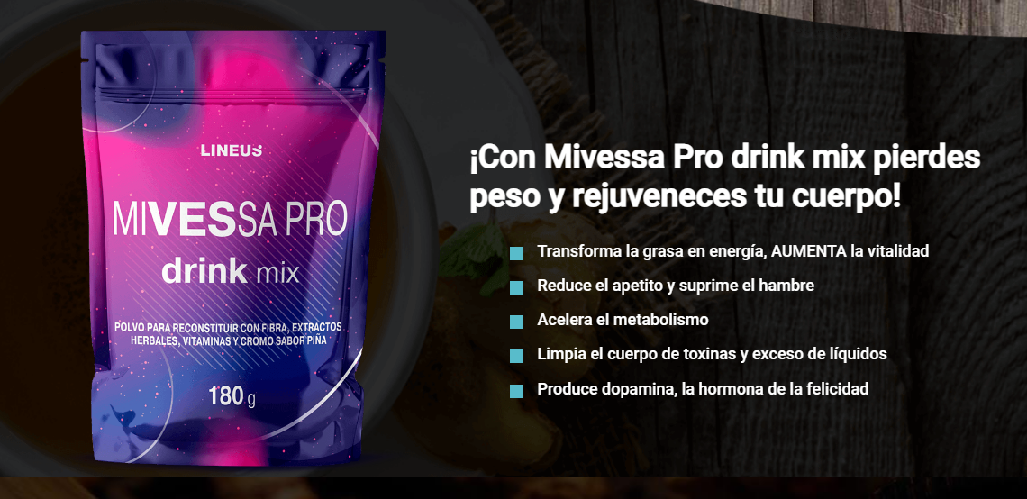 Mivessa Pro drink mix : Polvo, Reseñas, Precio, Obras, Comprar