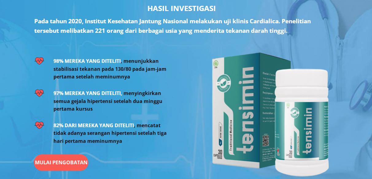 Tensimin : Kapsul, Ulasan, Harga, Efek Samping, tablet, Manfaat