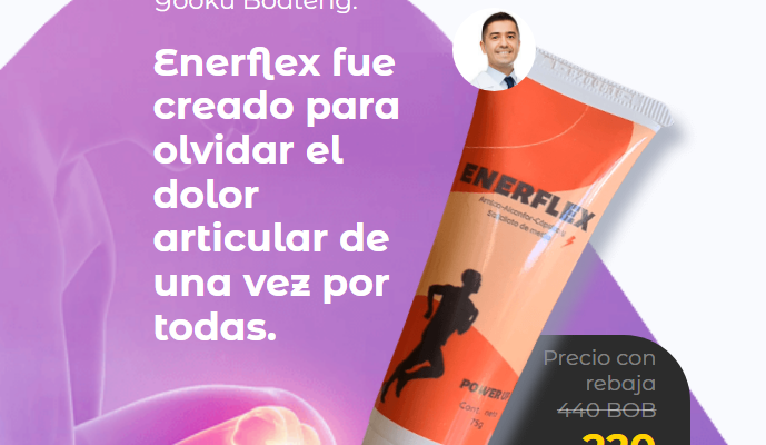 Enerflex : Crema, Reseñas, Precio, Funciona, Beneficios, Comprar