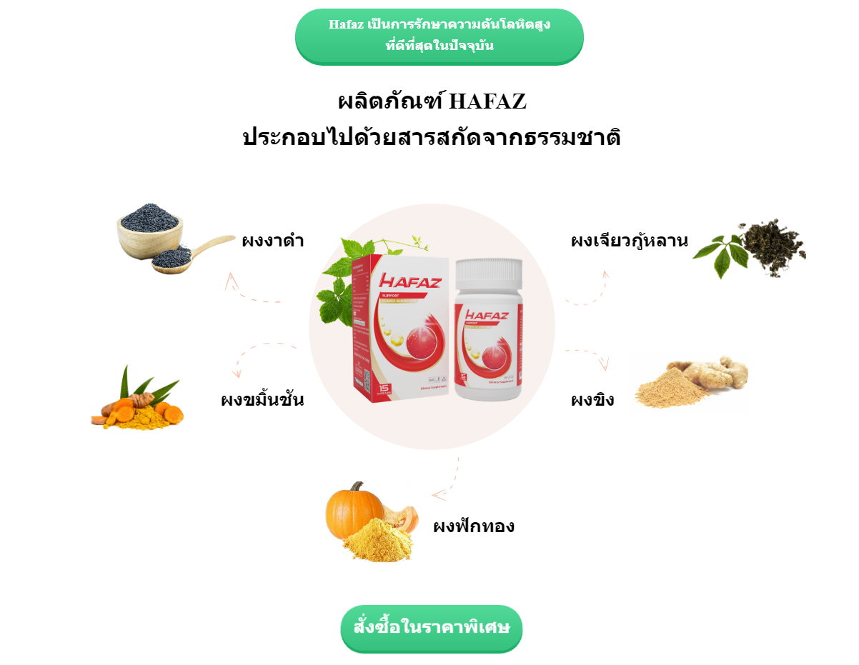 Hafaz : แคปซูล รีวิว ผลงาน ราคา ประโยชน์ ส่วนผสม ดั้งเดิม ซื้อ