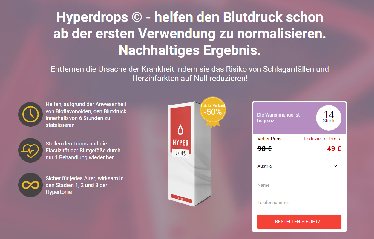 Hyperdrops : Bewertungen, Werke, Preis, Vorteile, Zutaten, Kaufen