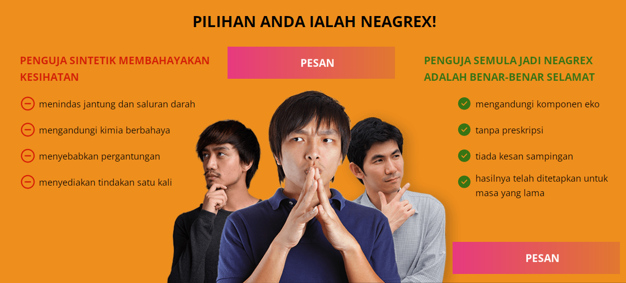 Neagrex : kapsul, Ulasan, Bahan, Harga, Efek Samping, Asli Farmasi