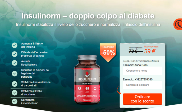 Insulinorm : Capsula, Recensioni, Prezzo, lavori, Ingredienti ...