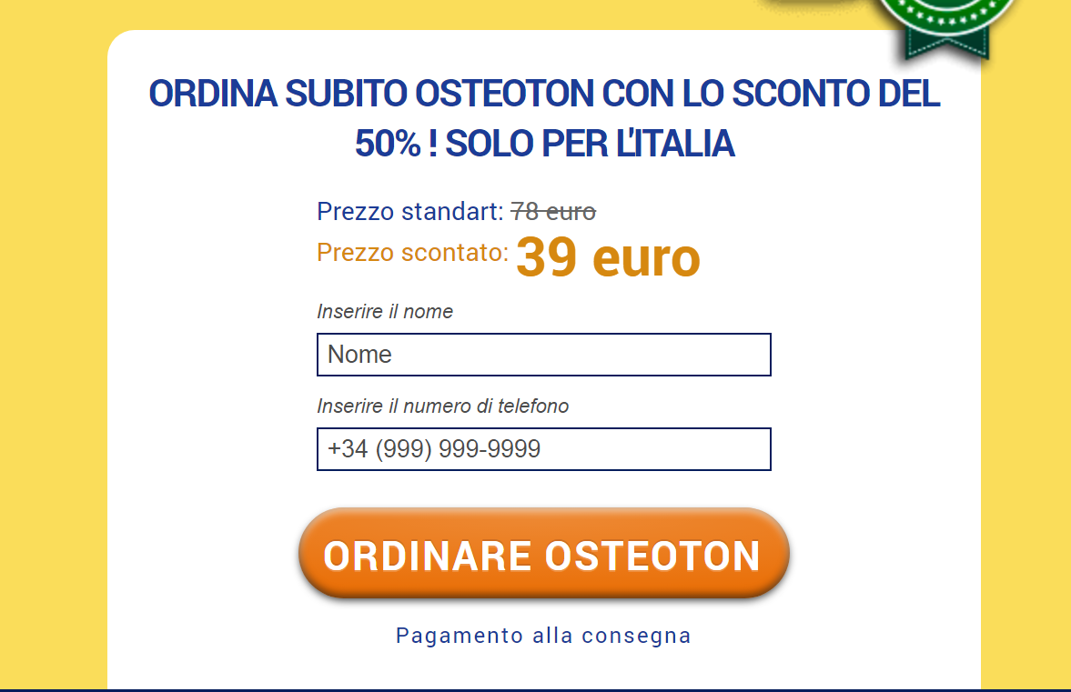 Osteoton: Crema, Recensioni, Opere, Prezzo, Benefici, Acquista