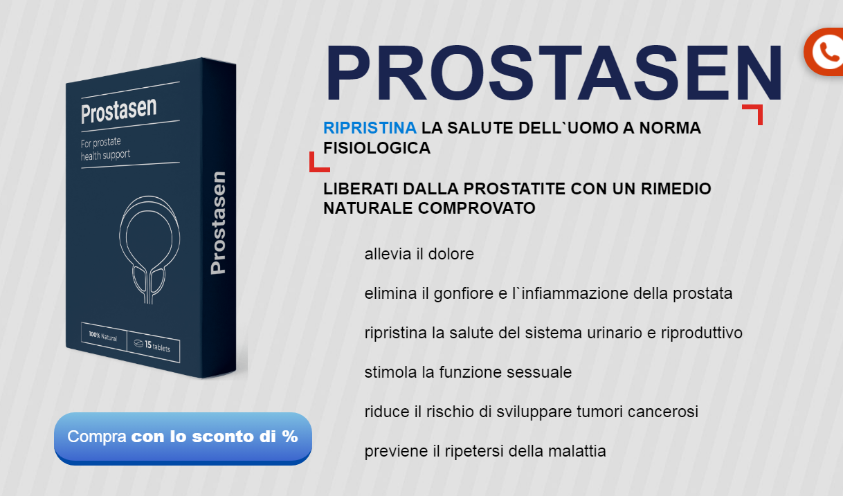 Prostasen: capsula, Prezzo, Compresse, recensioni, ingredienti, Benefici!