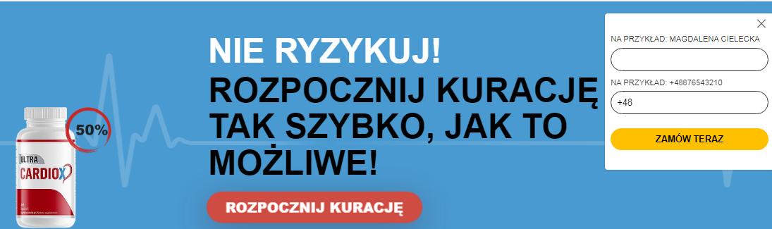 Ultra CardioX: Tabletki, Opinie, Cena, Kapsułki, Skarga, Skład