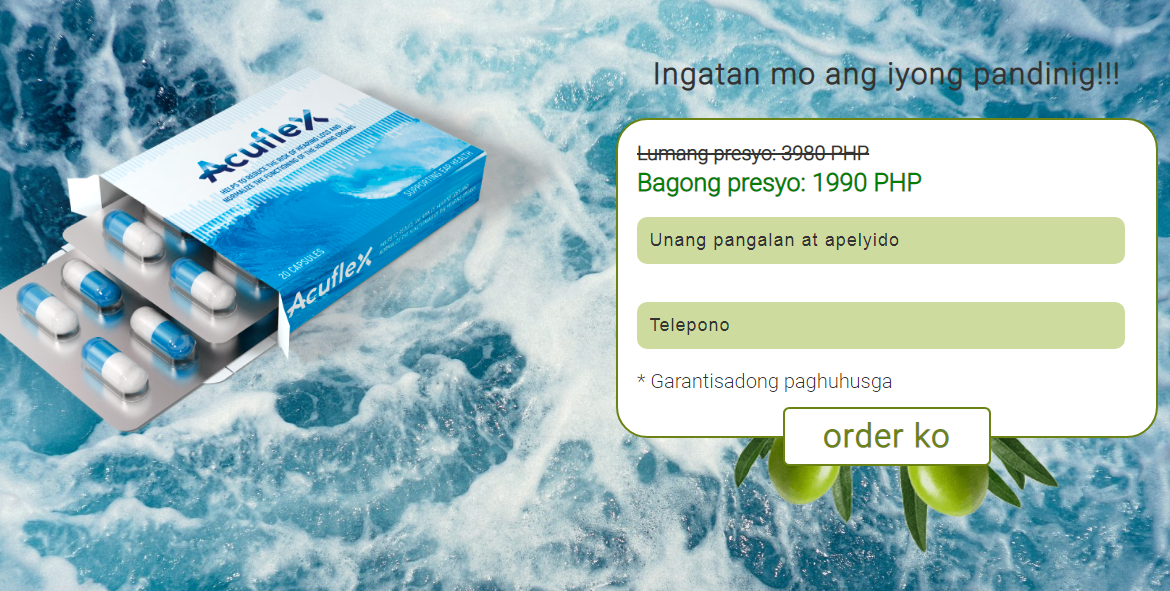 Acuflex: Kapsula, Mga pagsusuri, Presyo, Gumagana, Orihinal, Bumili