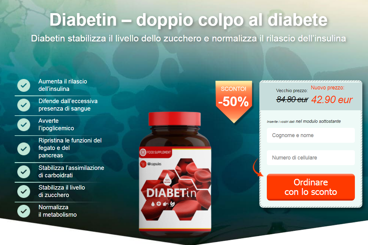 Diabetin: Capsula, Recensioni, Prezzo, lavori, Ingredienti, Acquistare