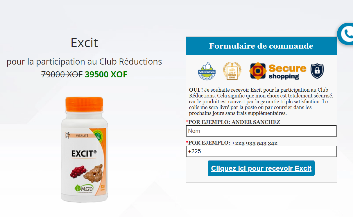 Excit: capsule, Prix, Comprimés, Ingrédients, original, travaux, Pilules!