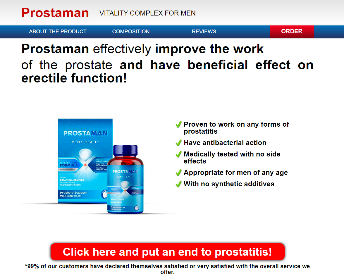 Prostaman: Kapsula, Mga pagsusuri, Presyo, Mga Sangkap, Bumili