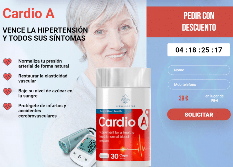 Cardio A : Hipertensión fórmula con ingredientes naturales-Cápsula-Spain