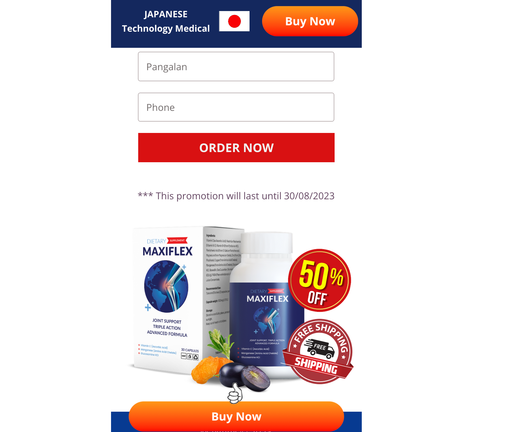 Maxiflex : Joint Capsule Ligtas At Epektibo -Mga Benepisyo-Philippines
