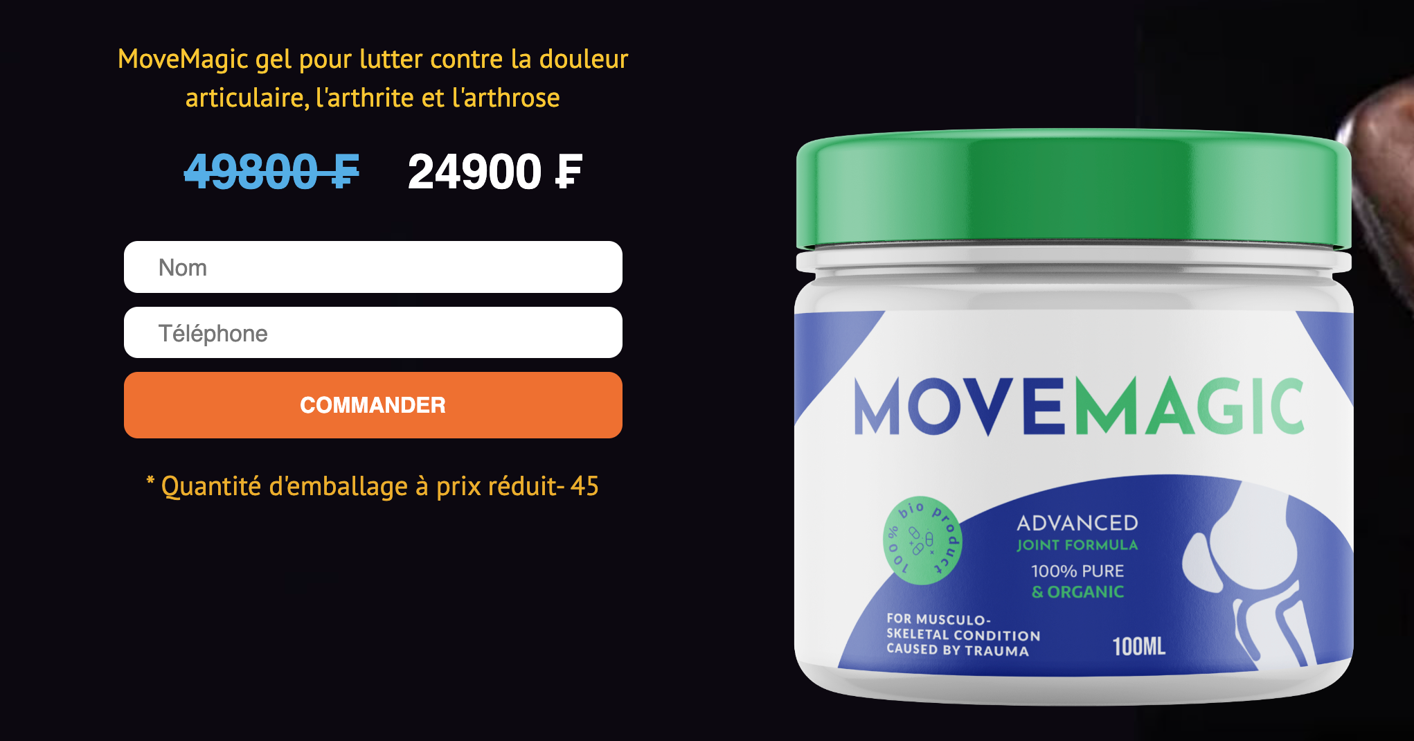 Move Magic Gel: achetez en Côte d'Ivoire et bénéficiez d'une réduction!
