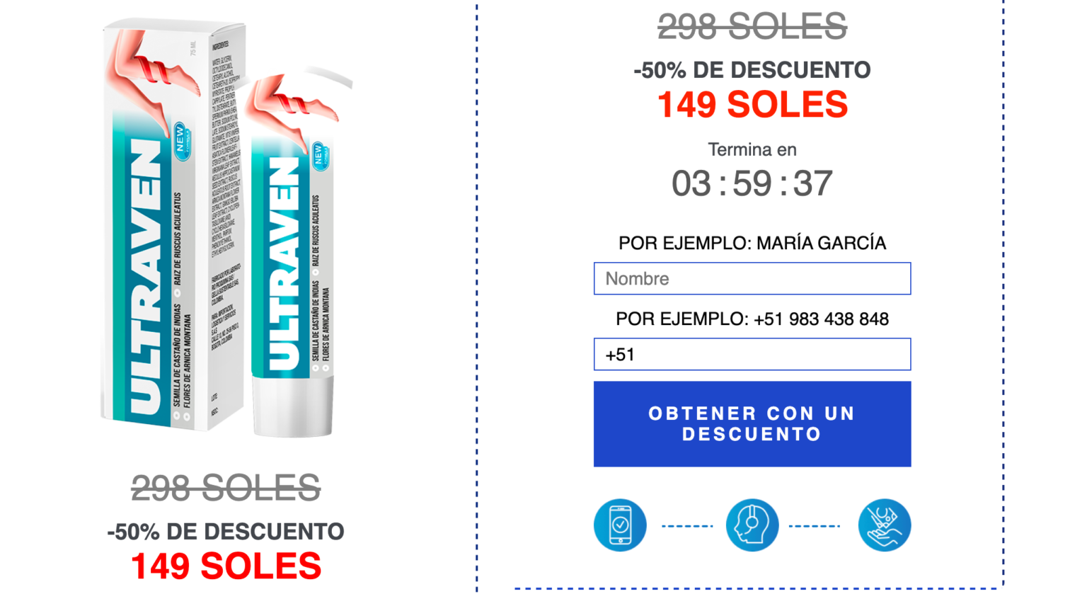 Ultraven : Crema para varices-Reseñas-Beneficios-Funciona-Precio-Peru